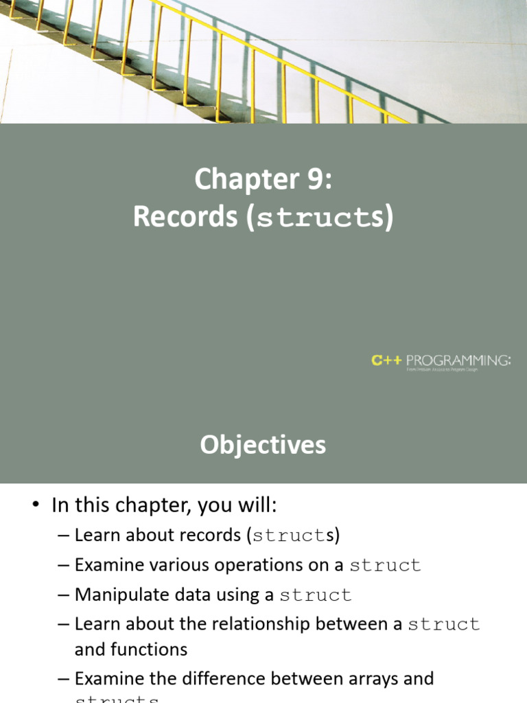 Understanding C++ Structs and Records | PDF | C++ | Variable (Computer ...