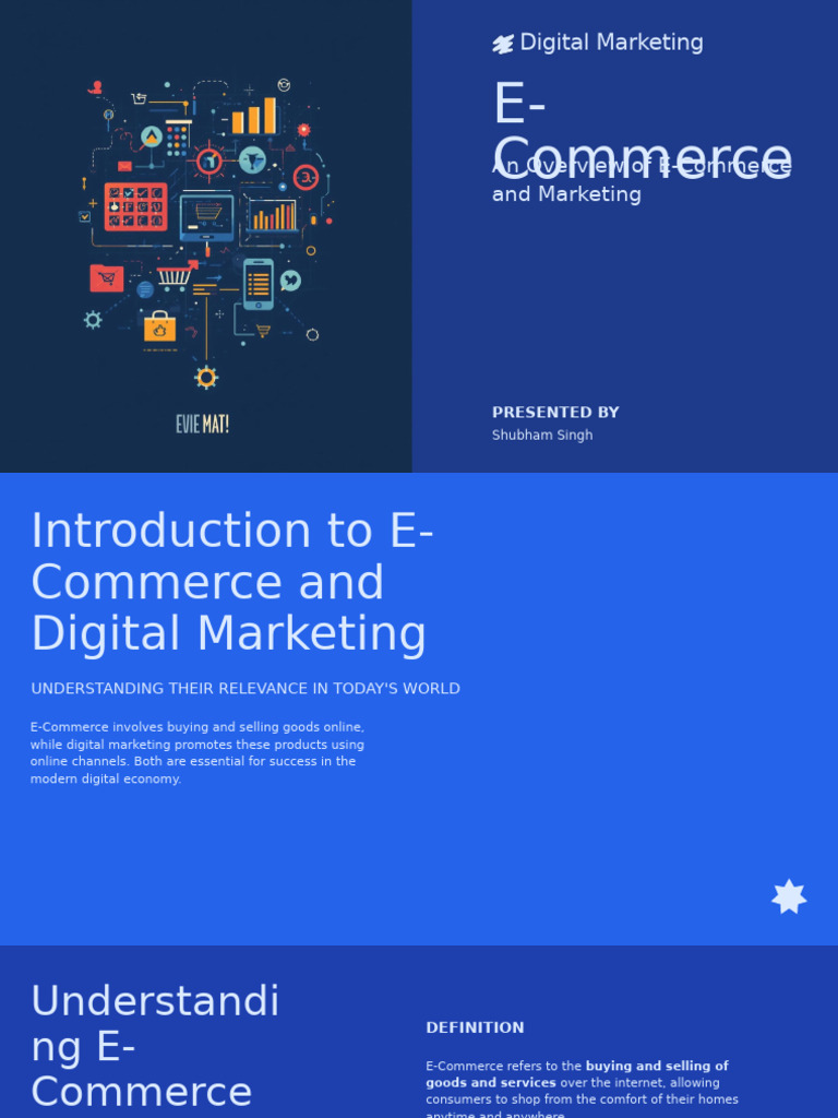 E-Commerce and Digital Marketing Overview | PDF | Digital Marketing | E ...