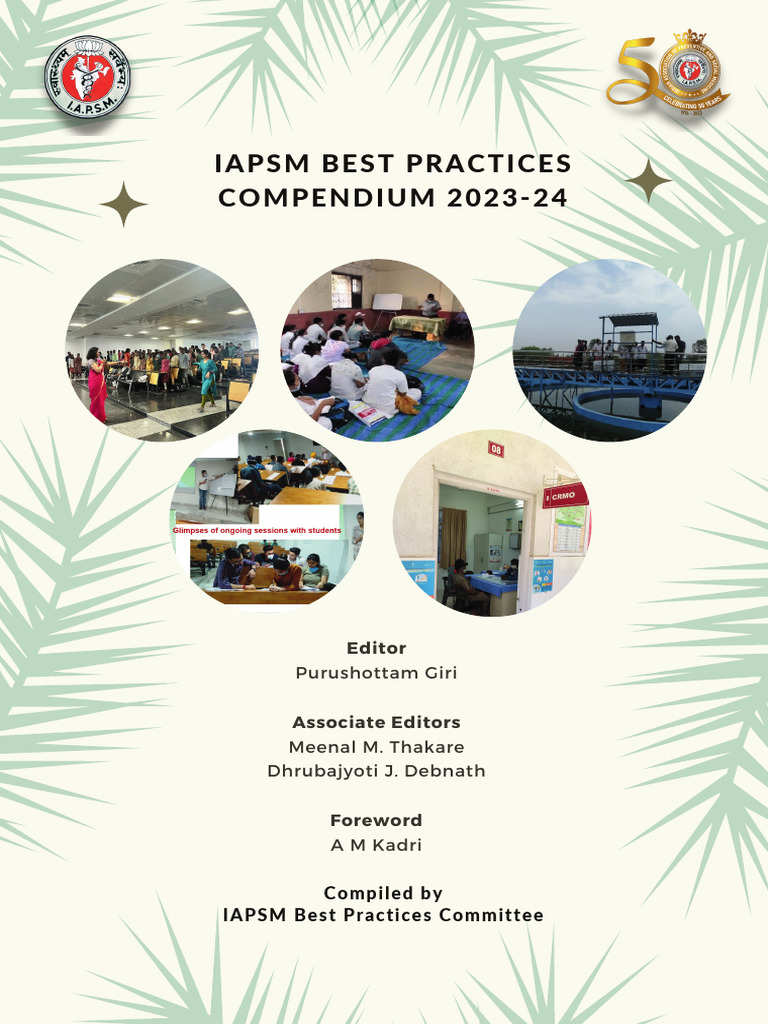 Iapsm Best Practices 2023-24 (Iapsm) (Z-library) | PDF | Water ...