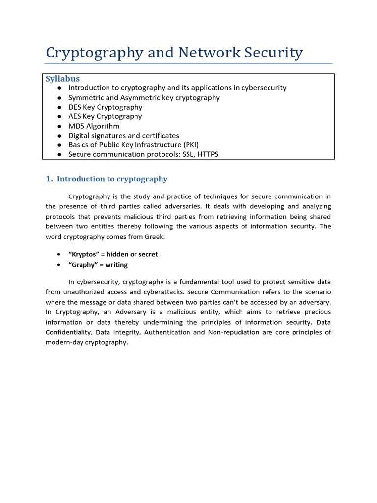 Module 3 Updated | PDF | Public Key Cryptography | Key (Cryptography)
