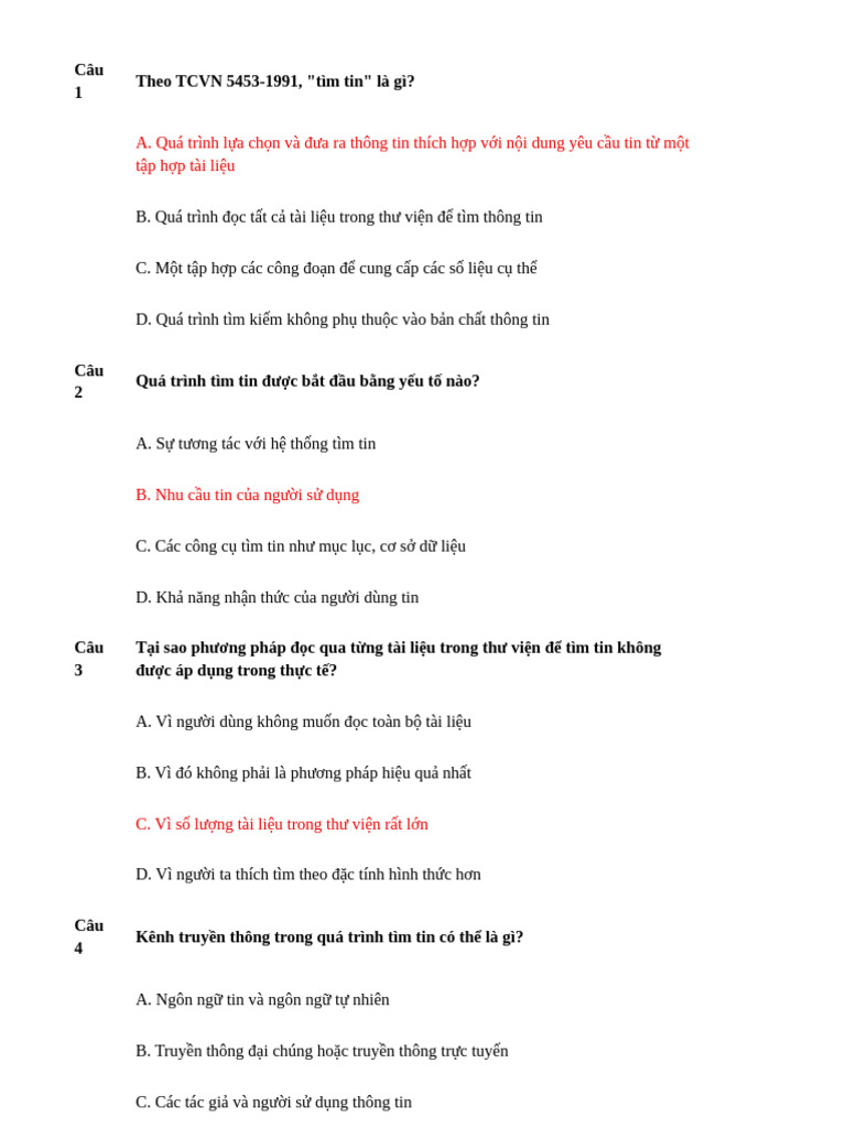 Hệ Thống Tìm Tin Tài Liệu | PDF