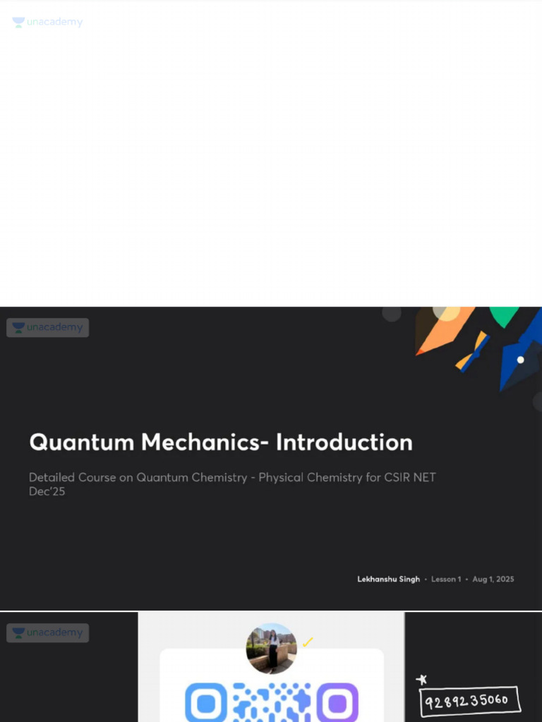 Quantum Mechanics Introduction With Anno | PDF