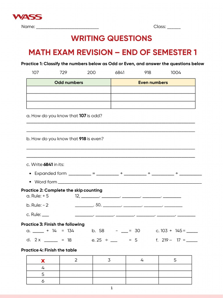 Writing Final Exam Revison - Y3 - s1 09.14.12 | PDF | Agriculture