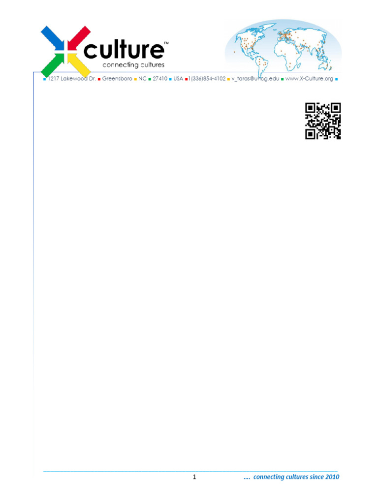 X Culture Certificate | PDF | Cognition | Human Communication