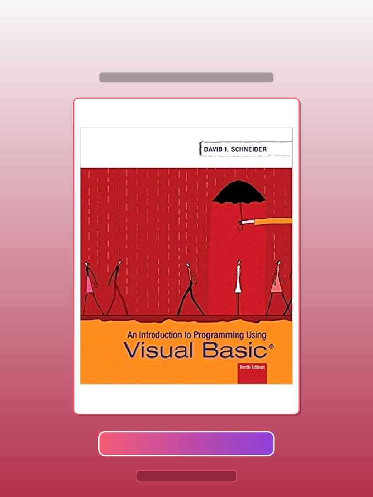 Test Bank of Introduction to Programming Using Visual Basic 10th ...