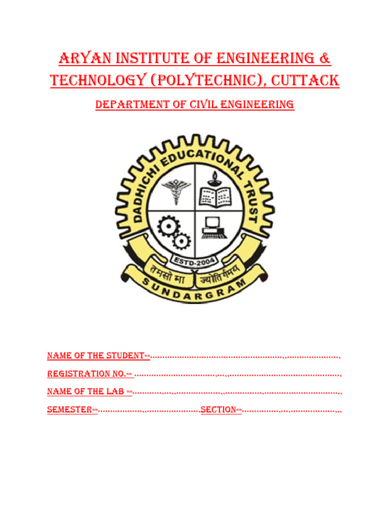 Lab Front Page | PDF