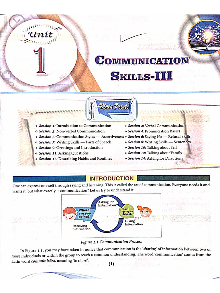 Pat Unit 1 Communication Skills | PDF