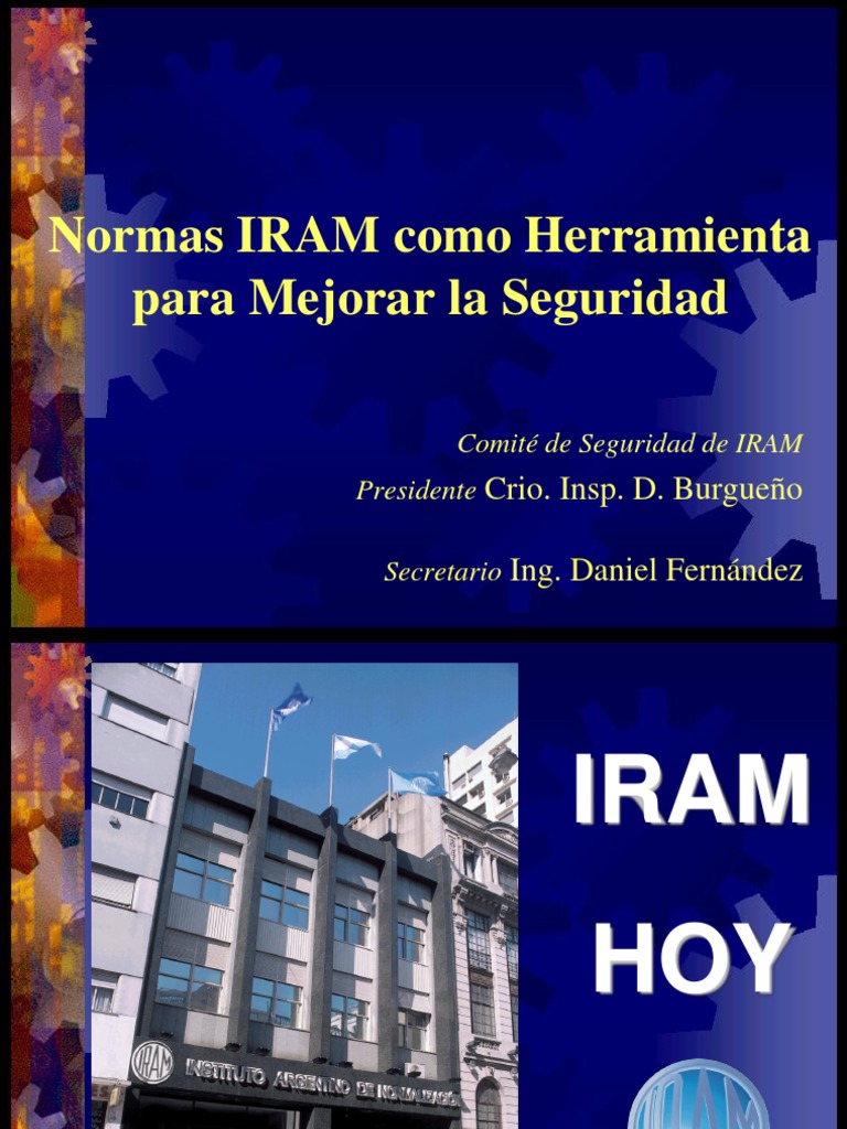 Normas IRAM Como Herramienta para Mejorar La Seguridad | PDF ...