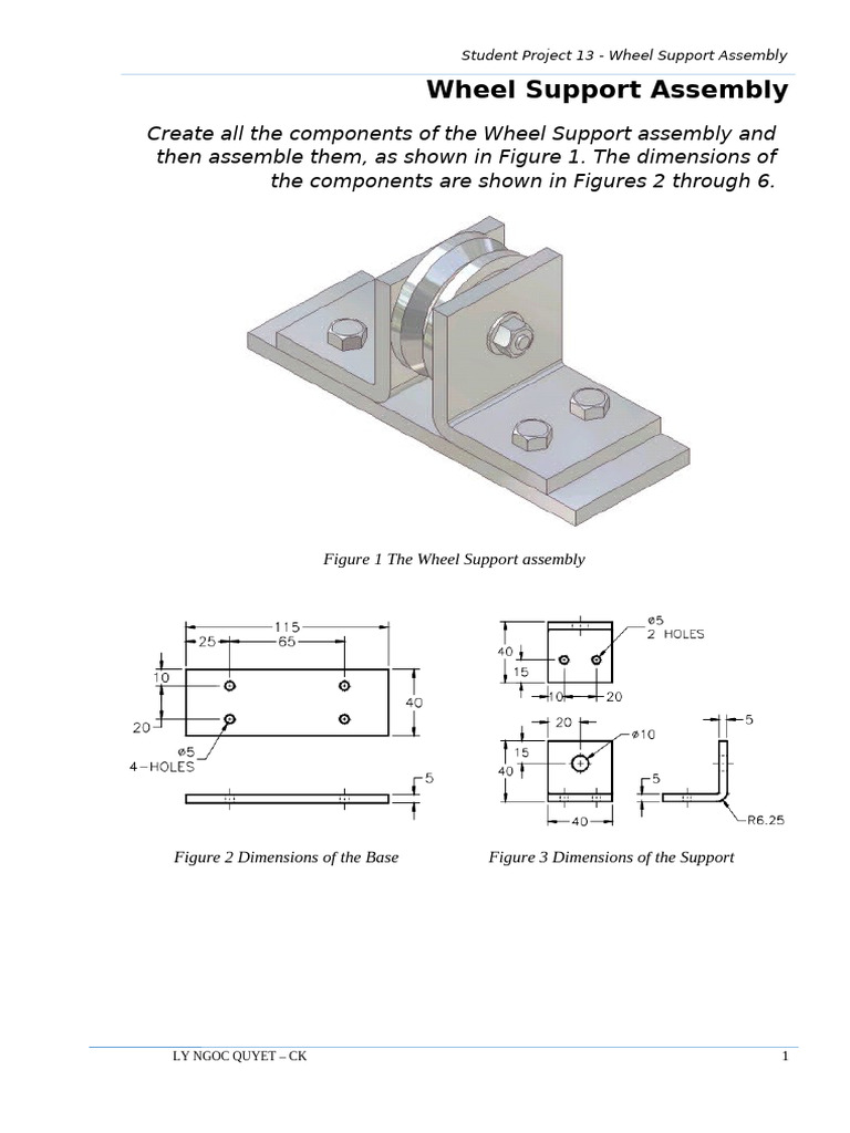 Project 13 - Wheel Support Assembly | PDF
