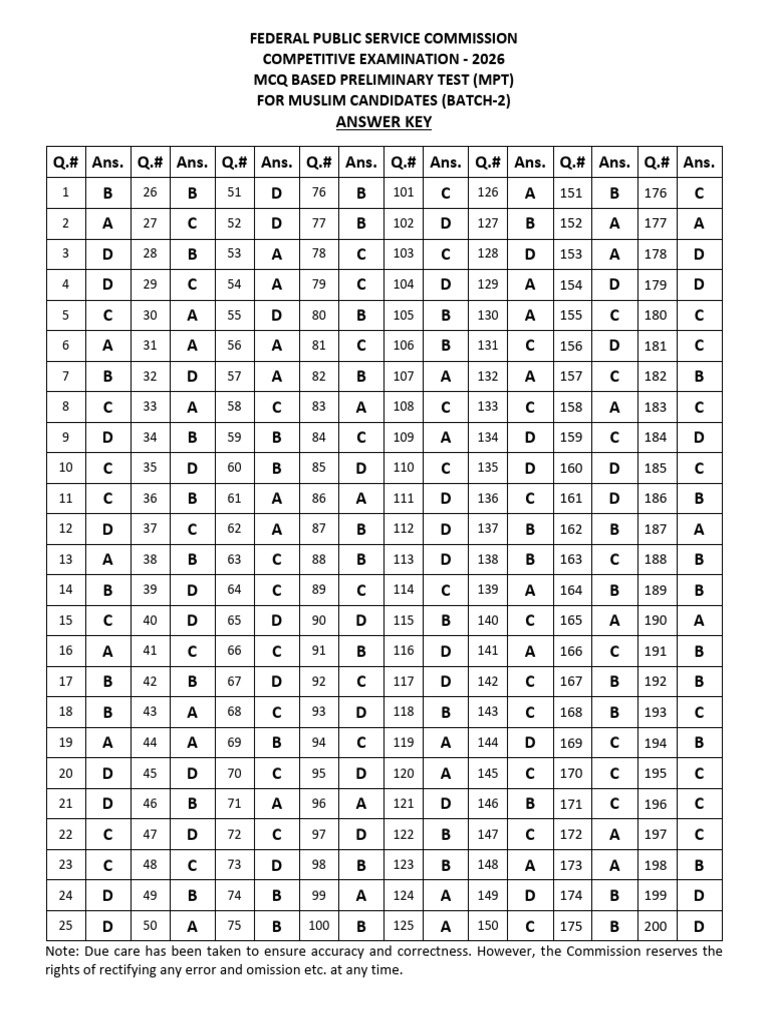 Answer Key 111 | PDF