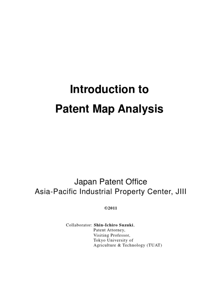 Introduction To Patent Map Analysis2011 | PDF | Prior Art | Patent