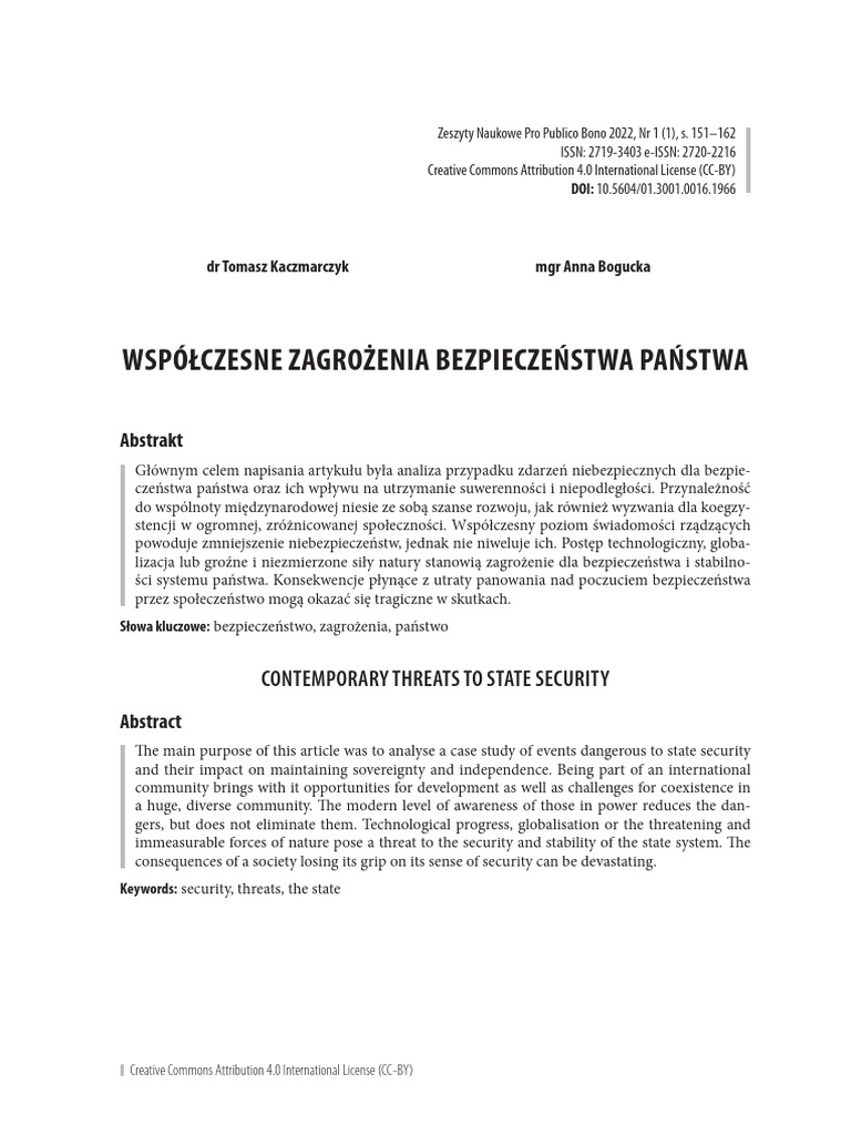 SGSP PB 2022 v4 DOI Kaczmarczyk | PDF