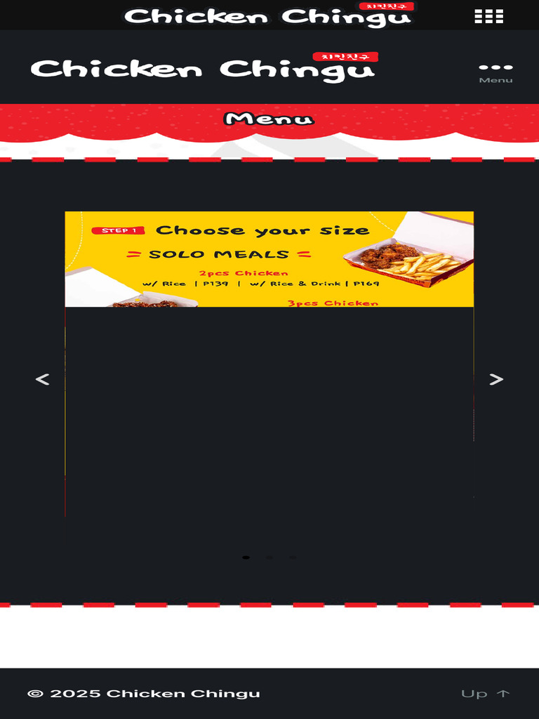 Menu - Chicken Chingu | PDF