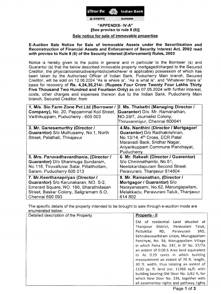 Ibapi Idib6786122942 Sio Form Zone II | PDF