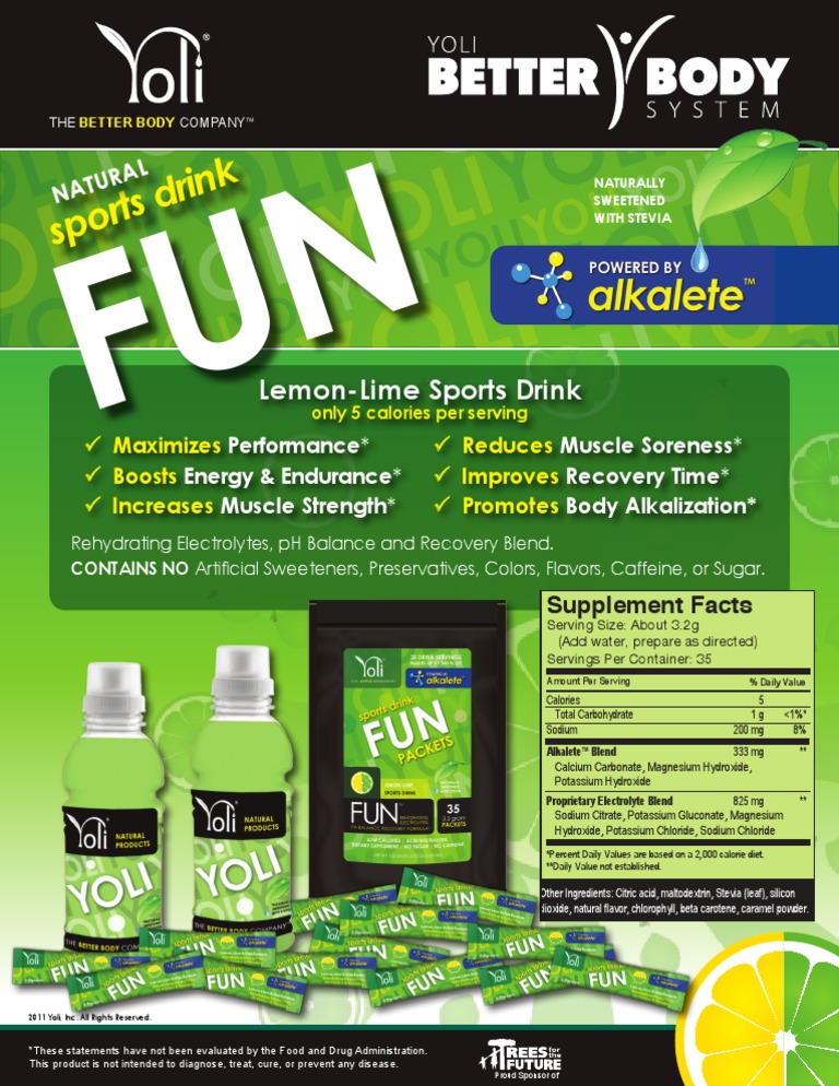 Yoli FUN Flyer | PDF | Magnesium | Chemical Substances