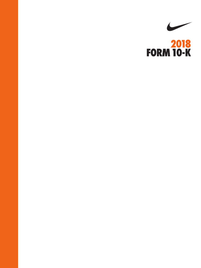 Nike 2018 Form 10K Summary | PDF | Equity (Finance) | Dividend