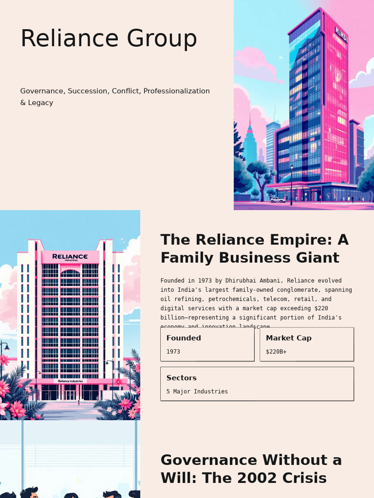 Reliance-Group Presentation FBG | PDF | Economies