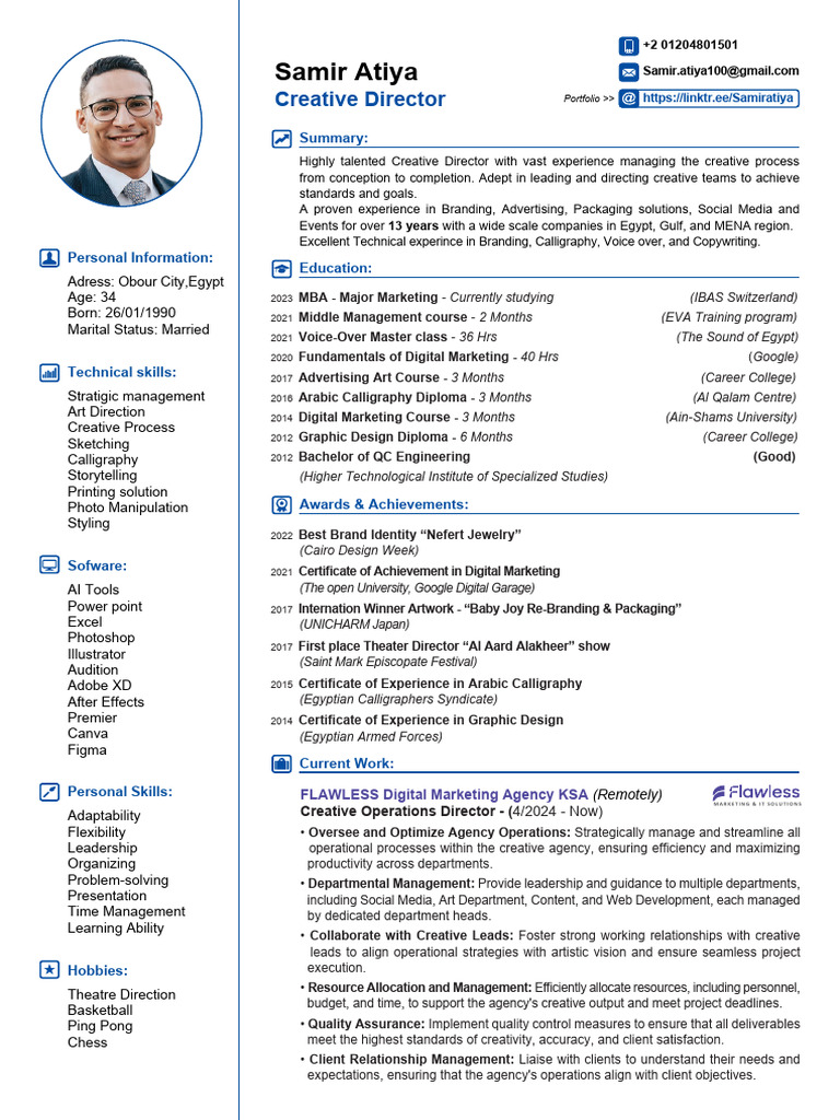Creative Director with 13+ Years Experience | PDF | Brand | Marketing