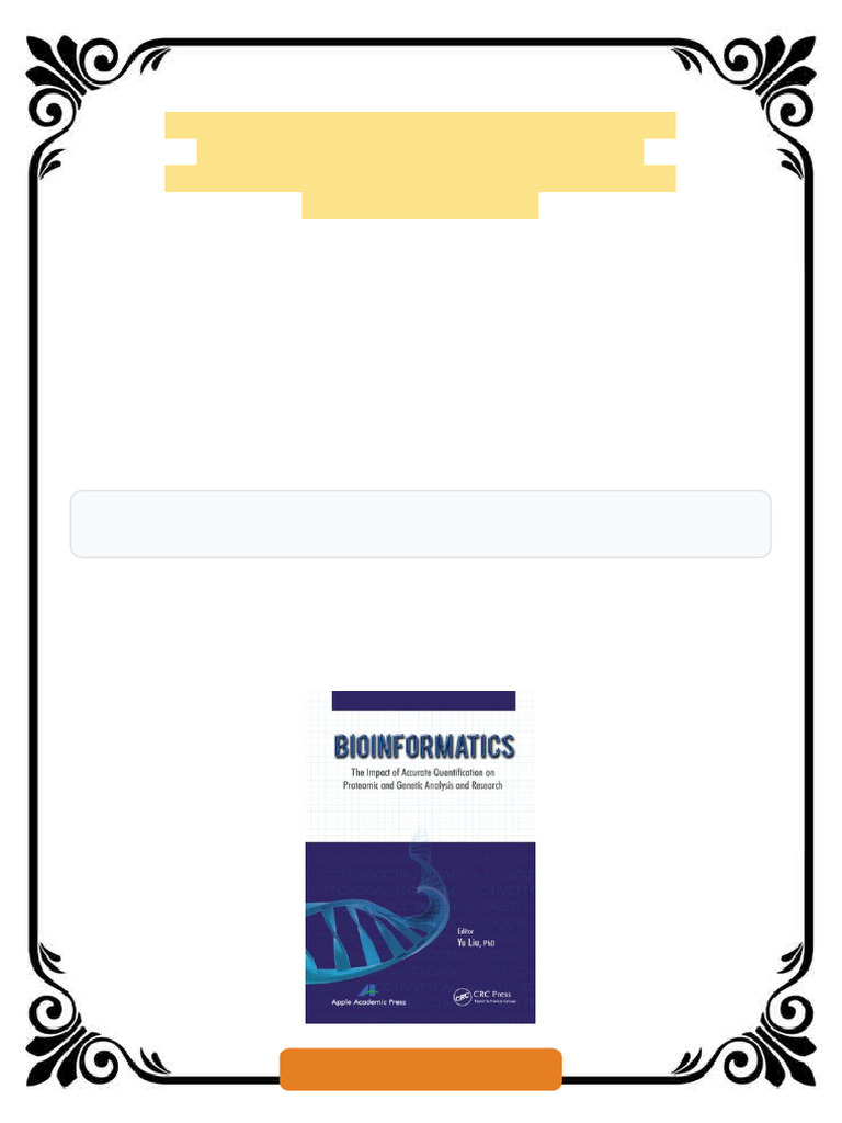 Bioinformatics The Impact of Accurate Quantification on Proteomic and ...