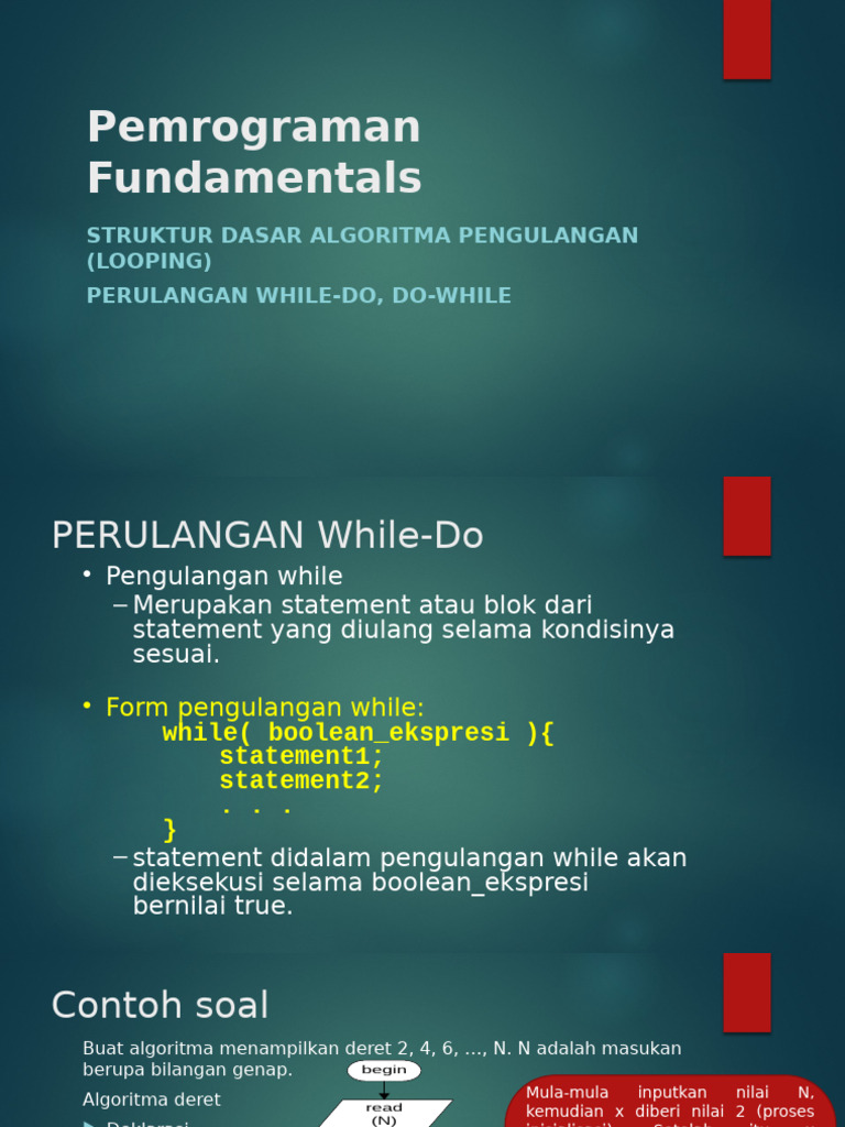 Perulangan While Do Do While | PDF
