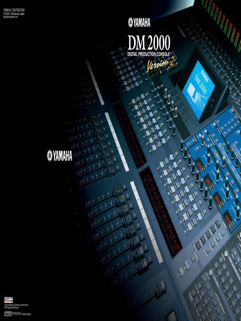 Yamaha DM2000 Digital Mixing Console | PDF | Computing | Sound Recording