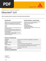 SikaQuick®-1000 Product Data Sheet | PDF | Concrete | Strength Of Materials