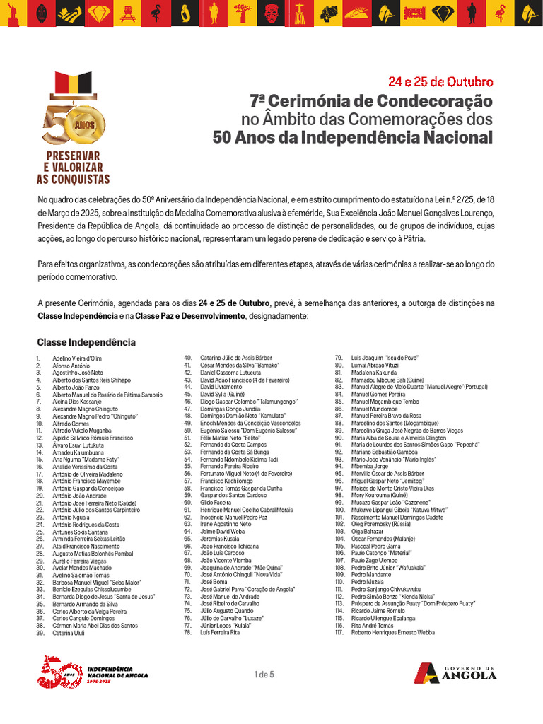 Httpswww.angola50anos.gov.AodocscontentC50Anos 7C ListaCondecorados.pdf ...