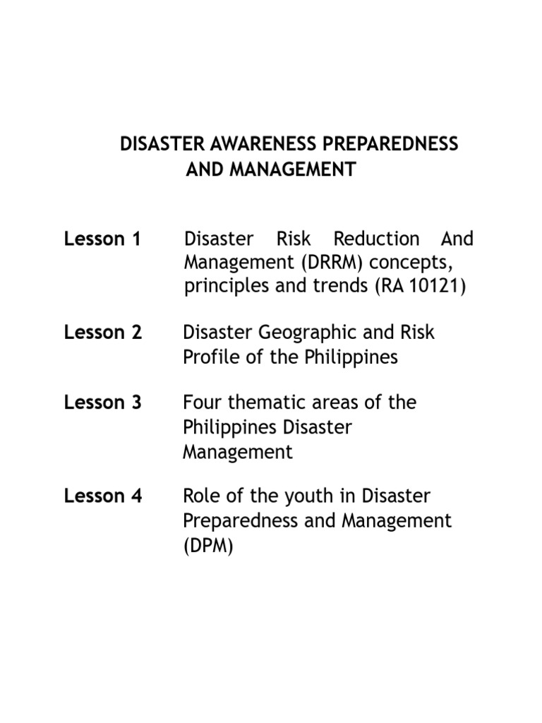 disaster-awareness | PDF | Emergency Management | Natural Disasters