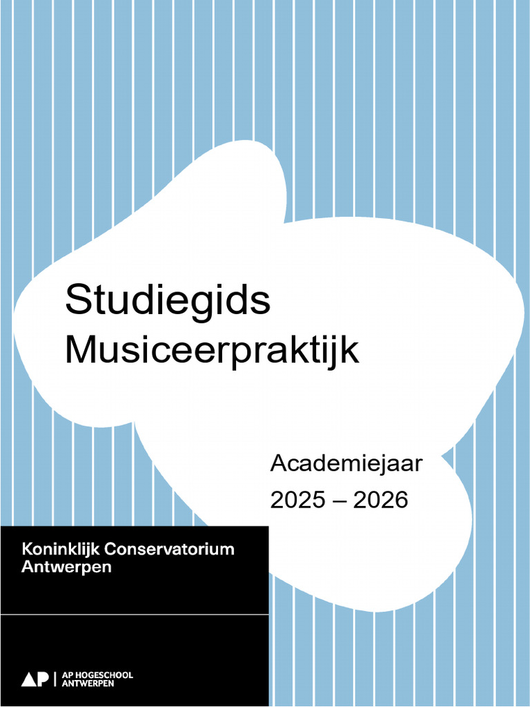 Studiegids Musiceerpraktijk 2025-2026 | PDF