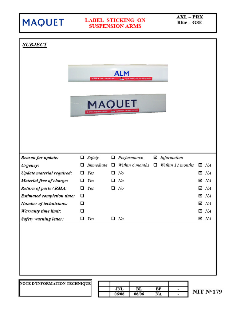 Suspension Arms Labeling Guide | PDF