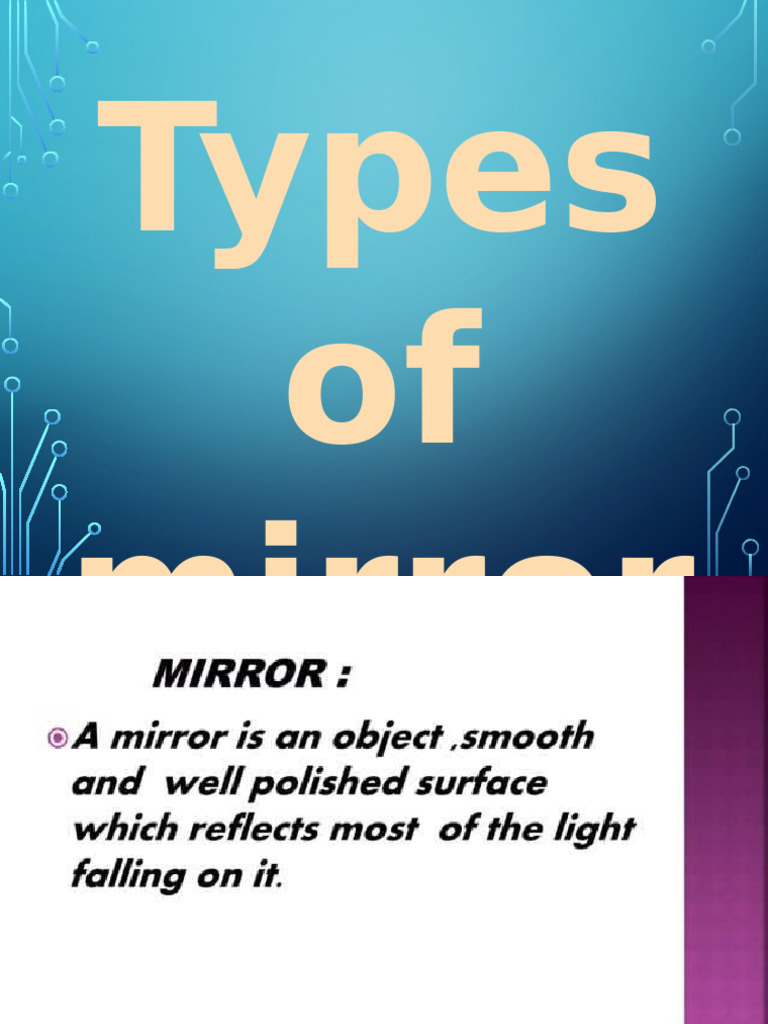 Types of Mirror | PDF