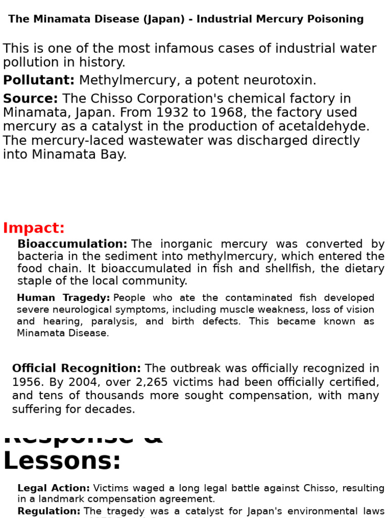 Case Study 1 Water Pollution | PDF