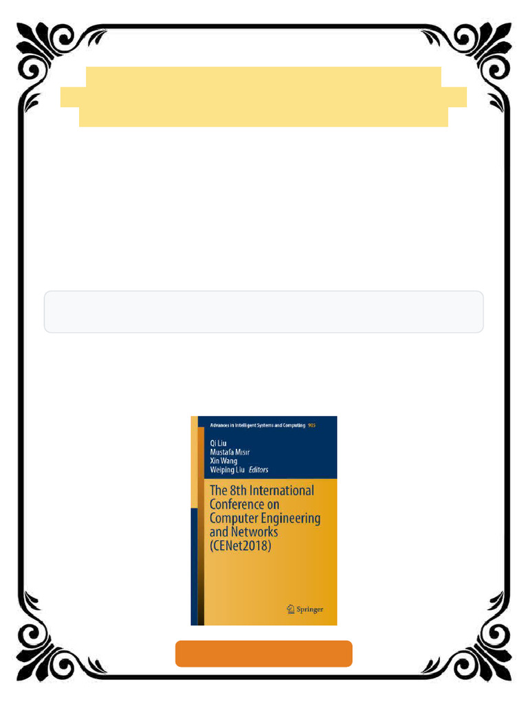 The 8th International Conference on Computer Engineering and Networks ...