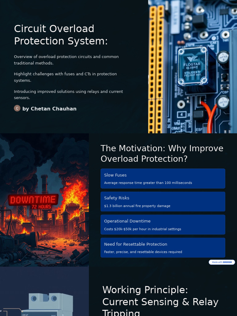 Circuit Overload Protection System | PDF | Relay | Power Supply