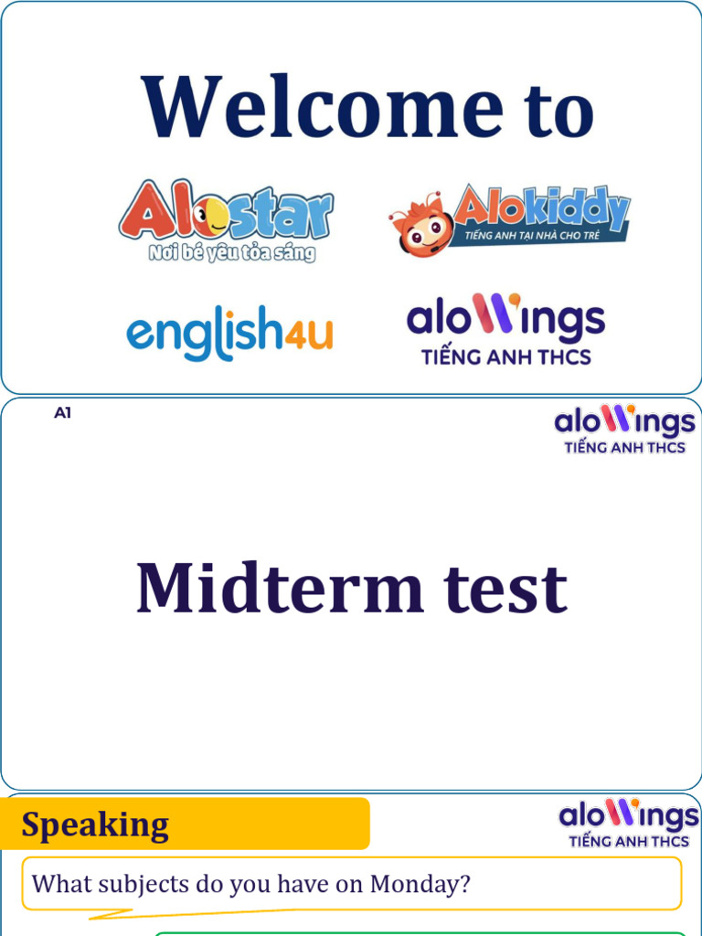 Midterm Speaking Test Questions | PDF