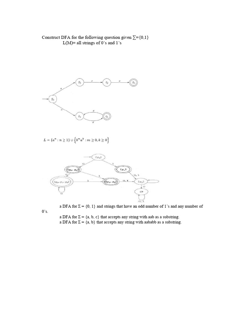 Assignment I - Automata & Complexity Theory | PDF