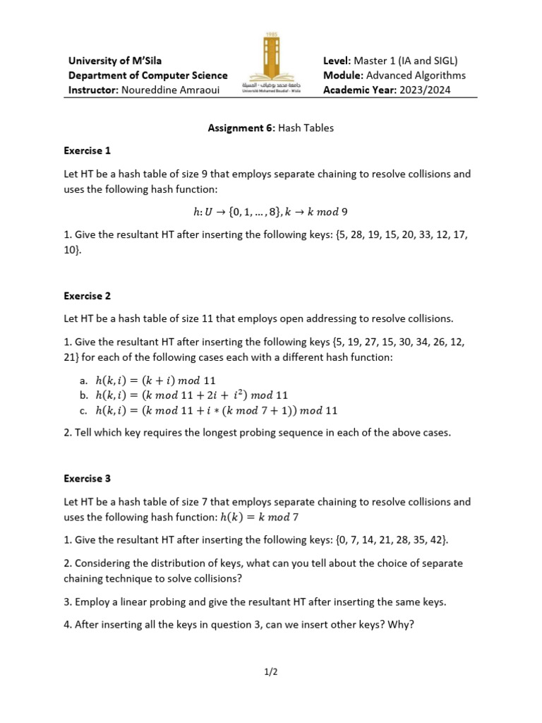 Assignment 6 | PDF