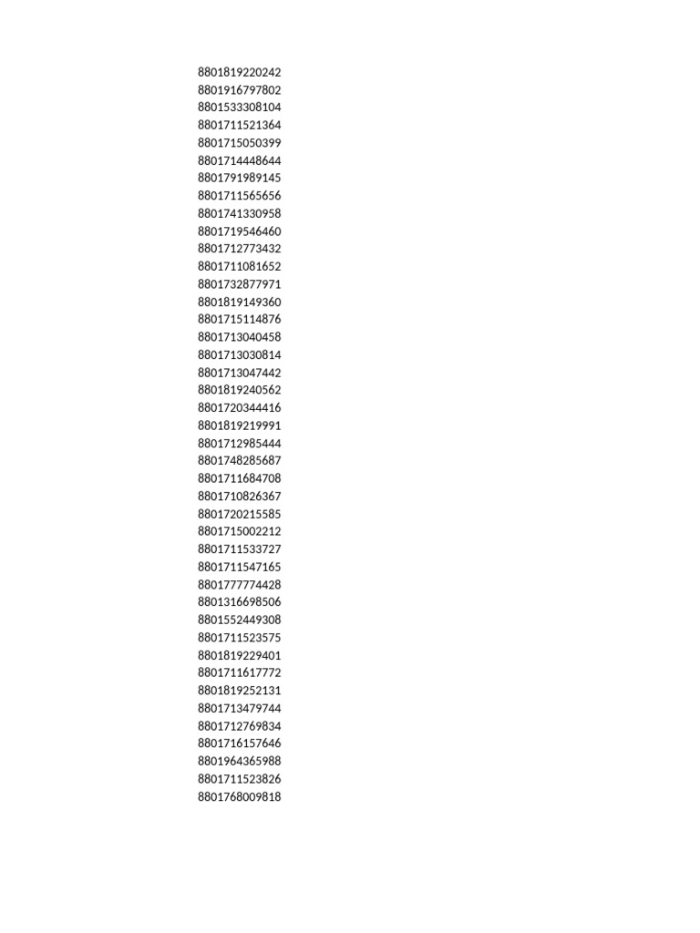 Umc List Pdf