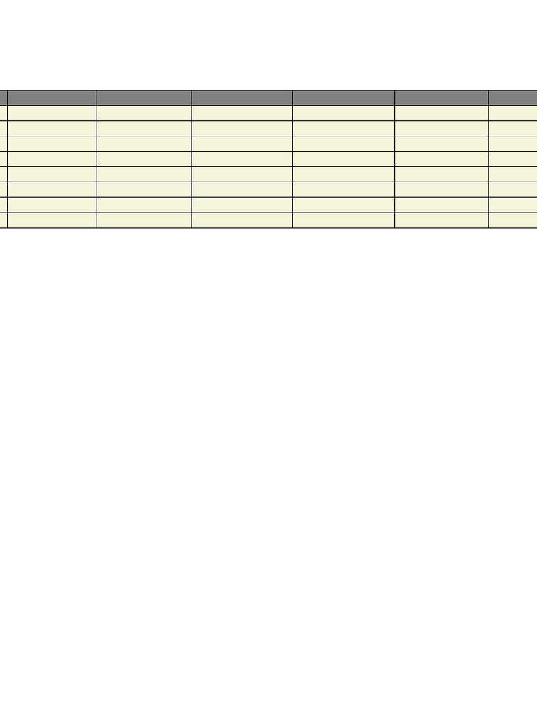 Casting Comparison Table | PDF