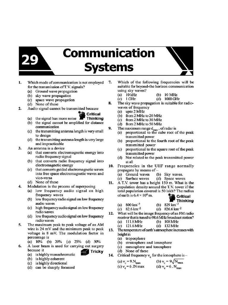Communication System | PDF