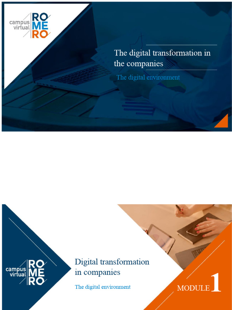 Module 1 Digital Transformation | PDF | Marketing | Internet Of Things