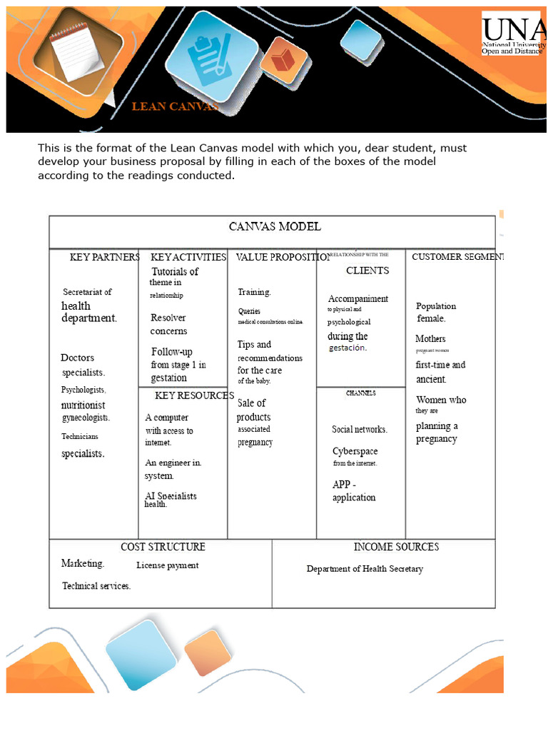 Canvas Model Structure | PDF | Pregnancy | Health Care
