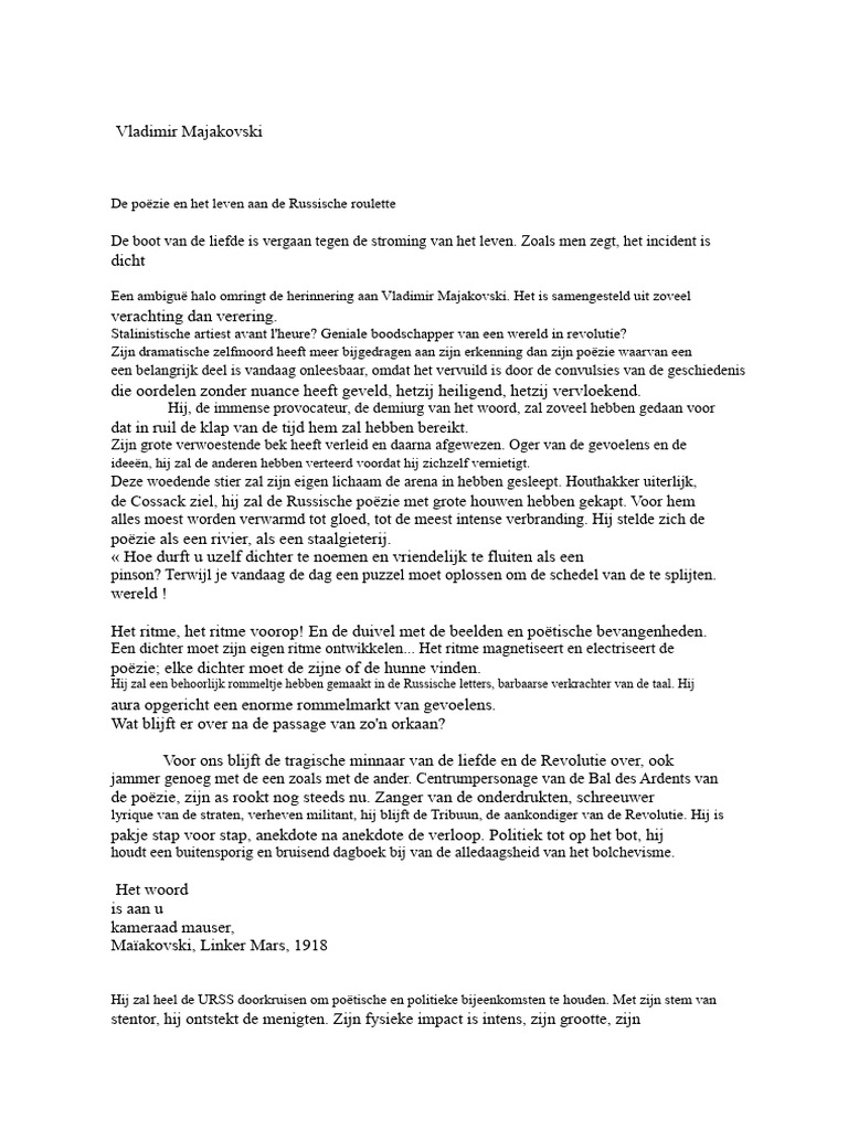 Vladimir Majakovski | PDF