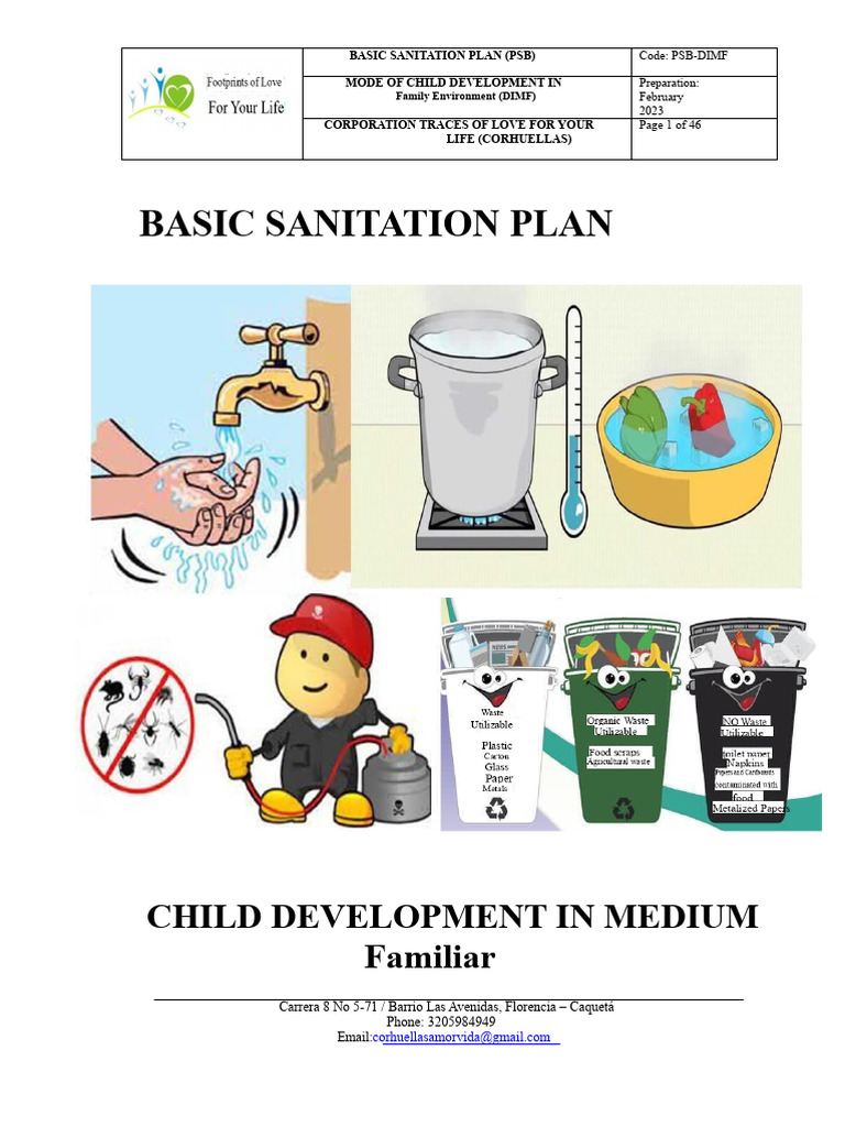 Modified Sanitation Plan | PDF | Waste | Pest Control