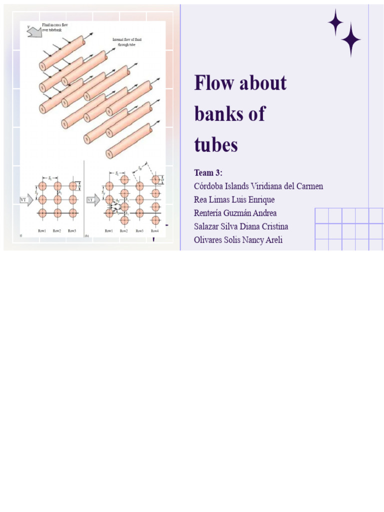 5. Flow Through Tube Bank.pptx | PDF | Reynolds Number | Heat Exchanger