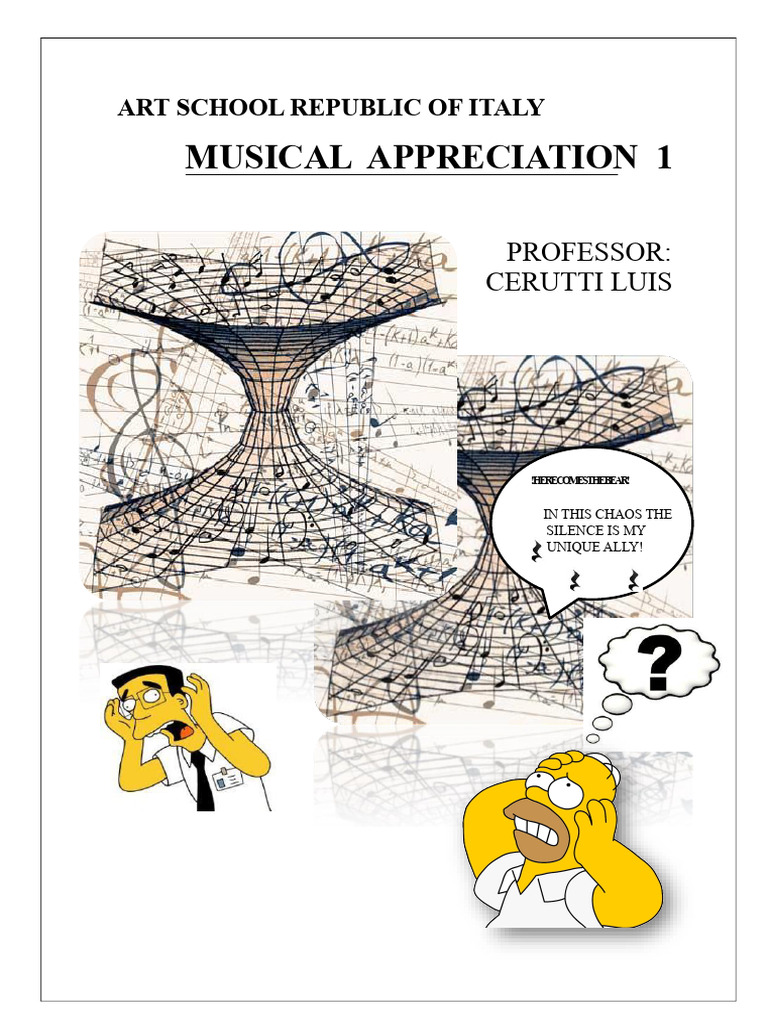 Musical Appreciation Workbook 1 (Complete) | PDF | Sound | Pitch (Music)