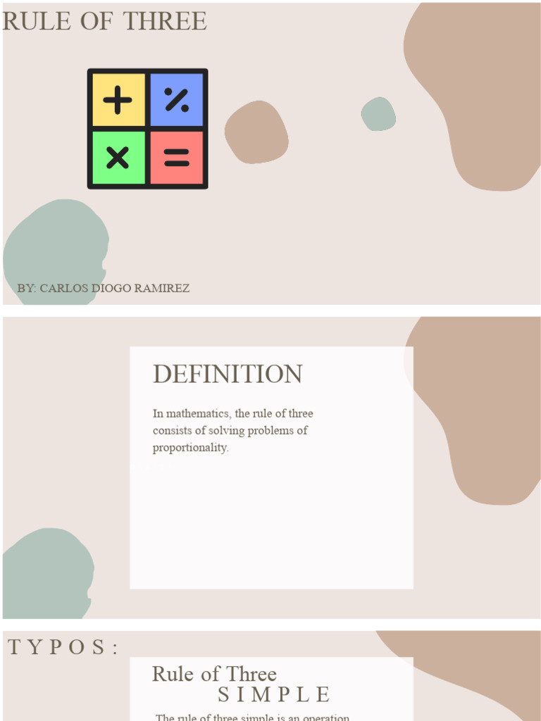 4.-Rule of Three | PDF | Mathematics