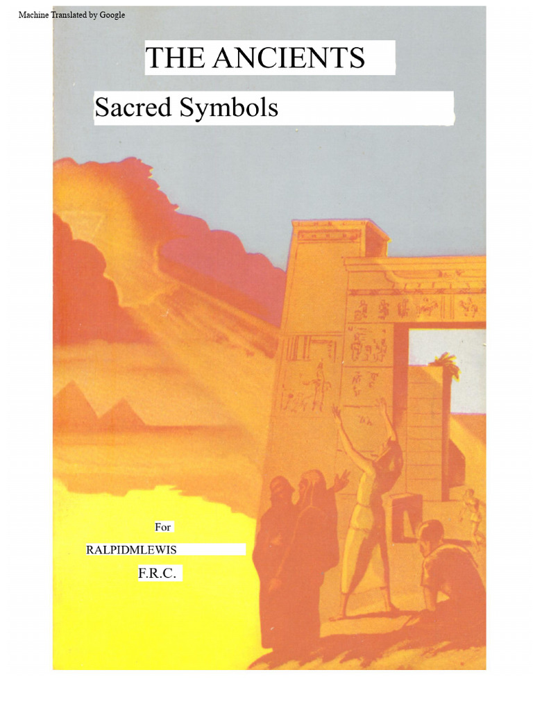 Ancient Sacred Symbols Lewis Ralph PT | PDF | Virtue | Mysticism