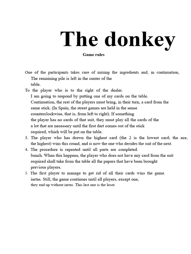 Traditional card games of the deck (Tenerife) | PDF | Gambling ...