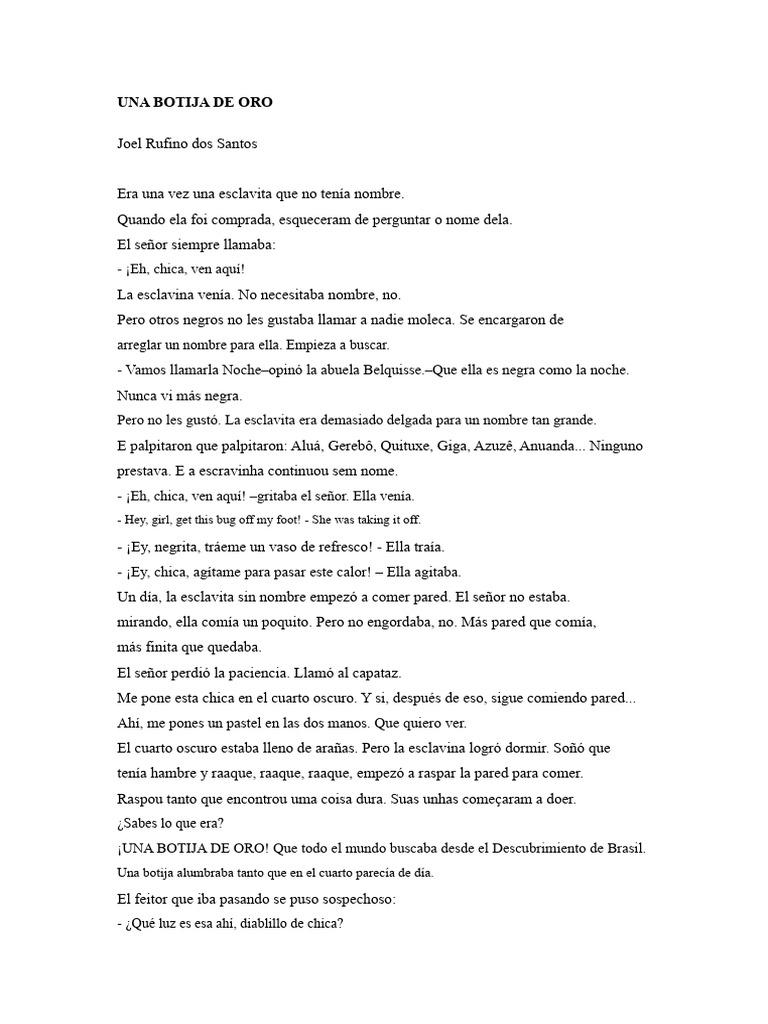 La Botija de Oro | PDF